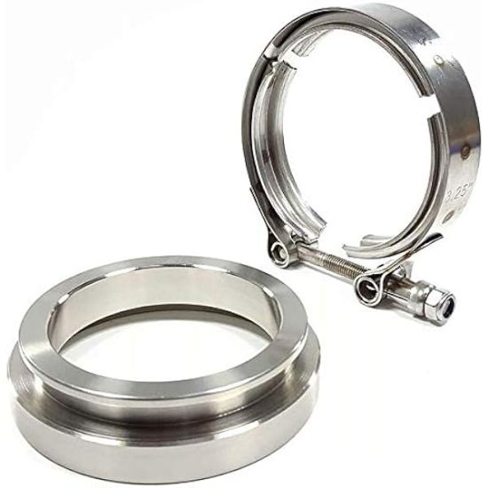 GTR42/GT42/S400 Exhaust VBand INLET Clamp and Flange (STAINLESS STEEL ...