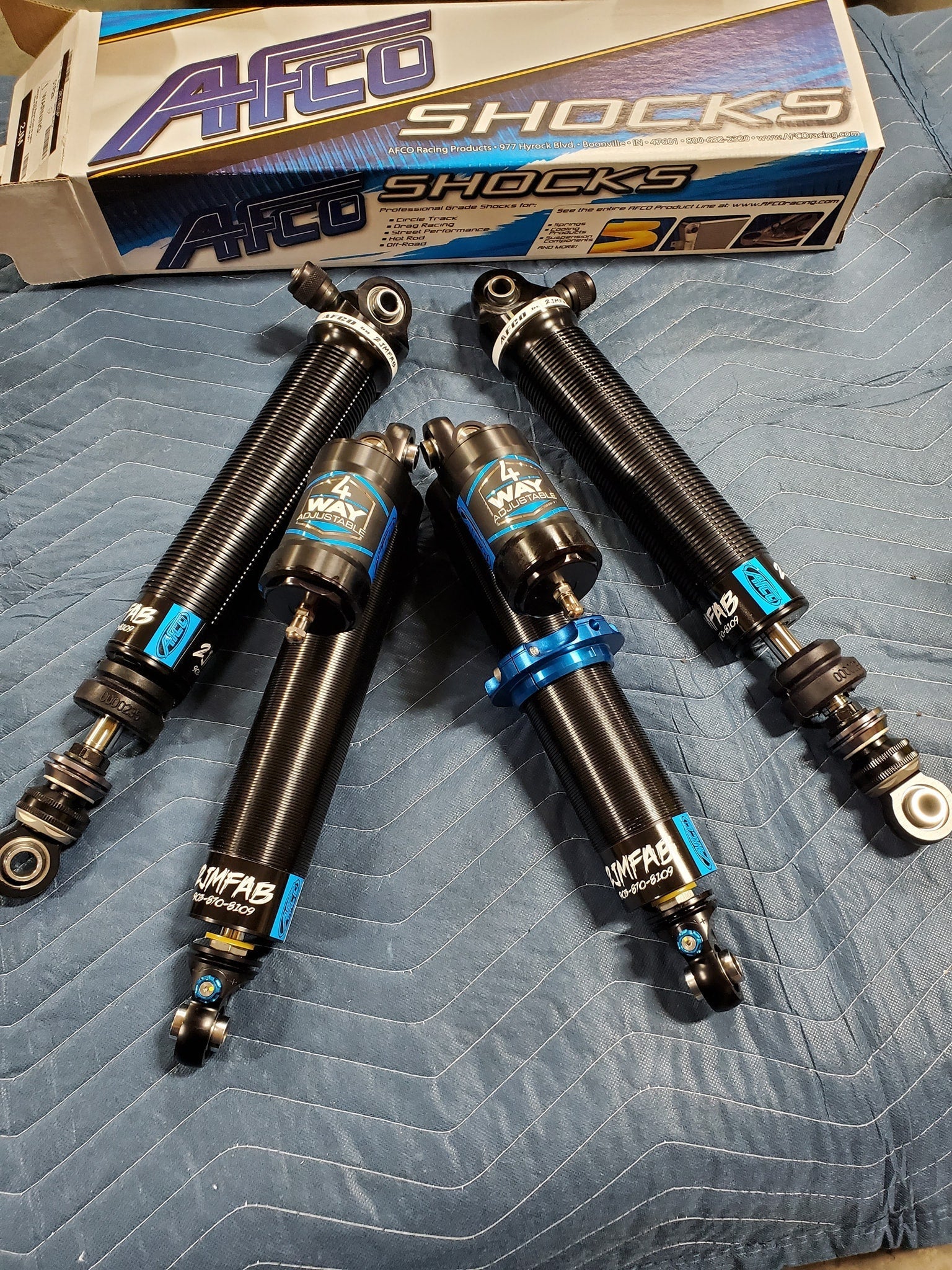 RADIAL- Double Adjustable shocks (Front) – Kraken Race Supply