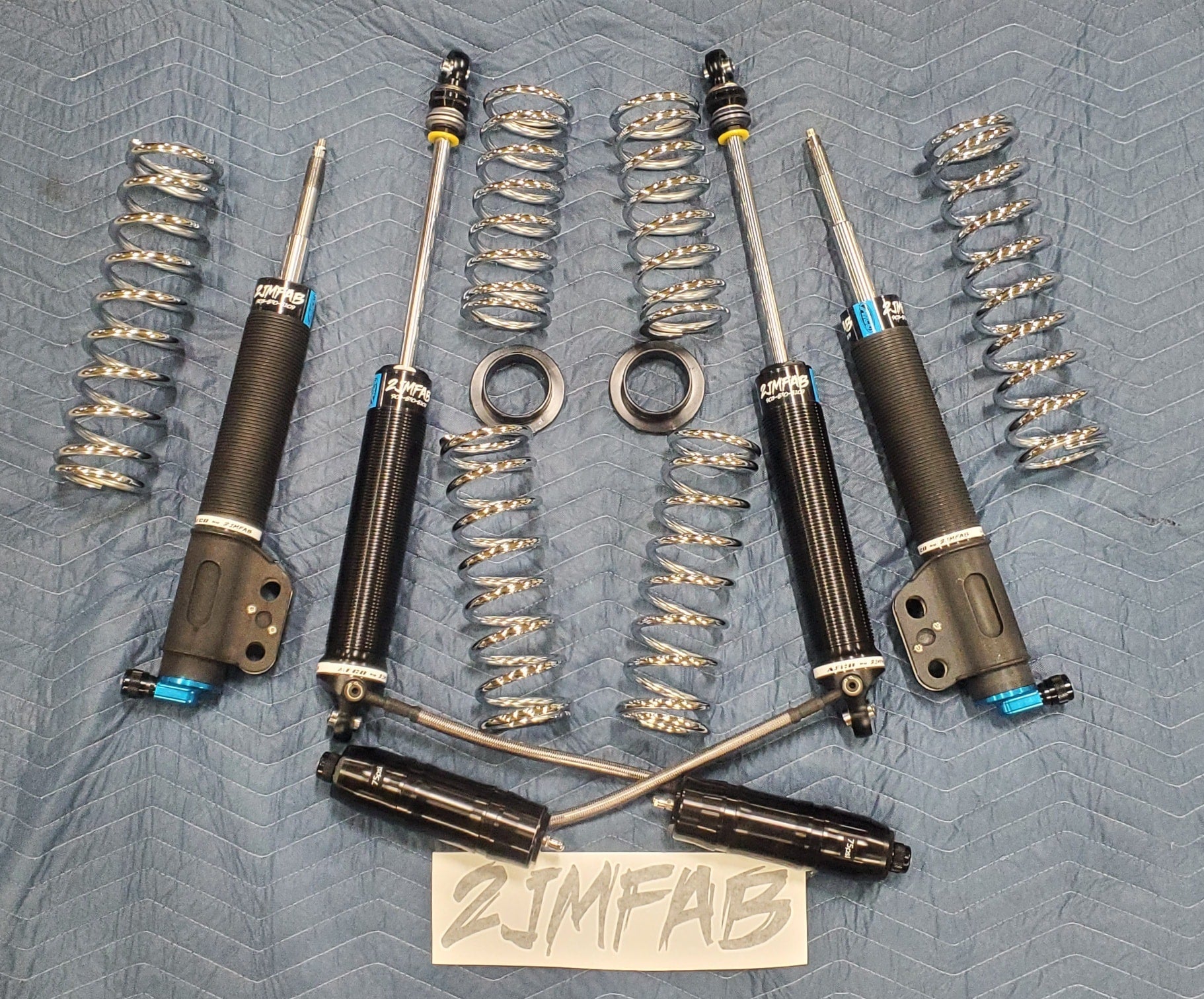 FOXBODY STRUT- Double Adjustable shocks – Kraken Race Supply